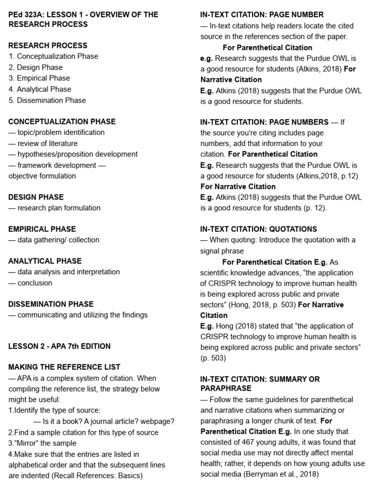 PED323A MIDTERM Reviewer | PDF | Sampling (Statistics) | Survey Methodology