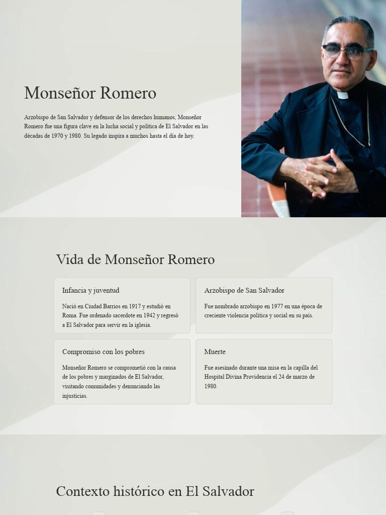 Monsenor-Romero Ronald Méndez | PDF