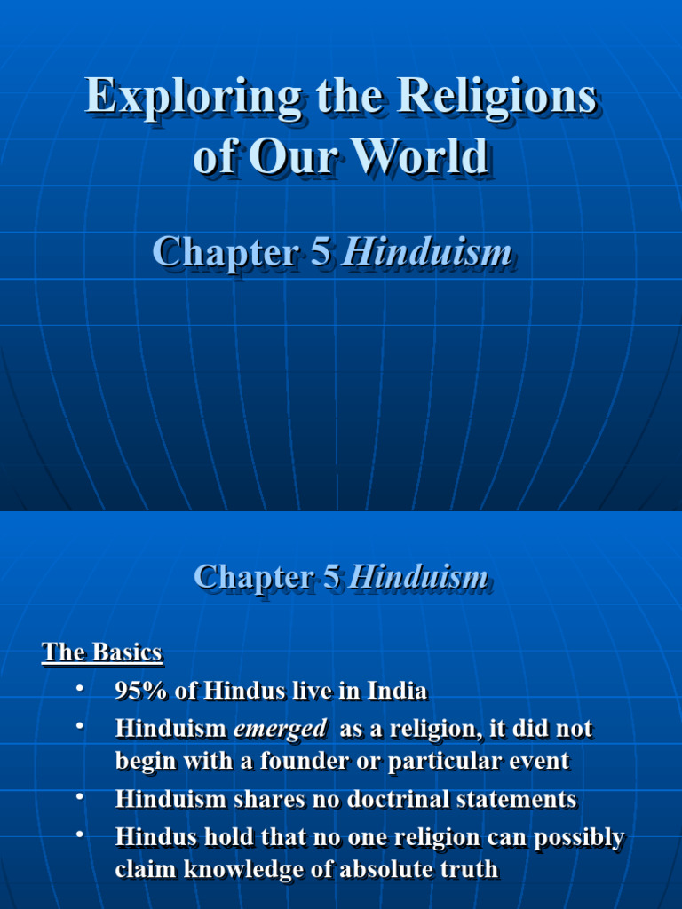 Understanding Hinduism: Key Concepts | PDF | Hindu Texts | Brahman