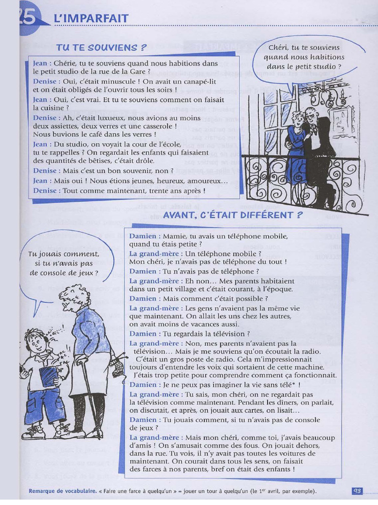 L'imparfait Et Le Passé Composé | PDF