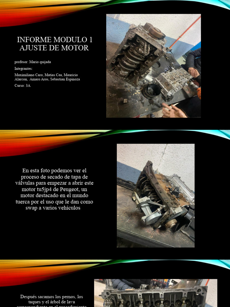 Informe de Ajuste de Motor 3A | PDF | Informática | Tecnología