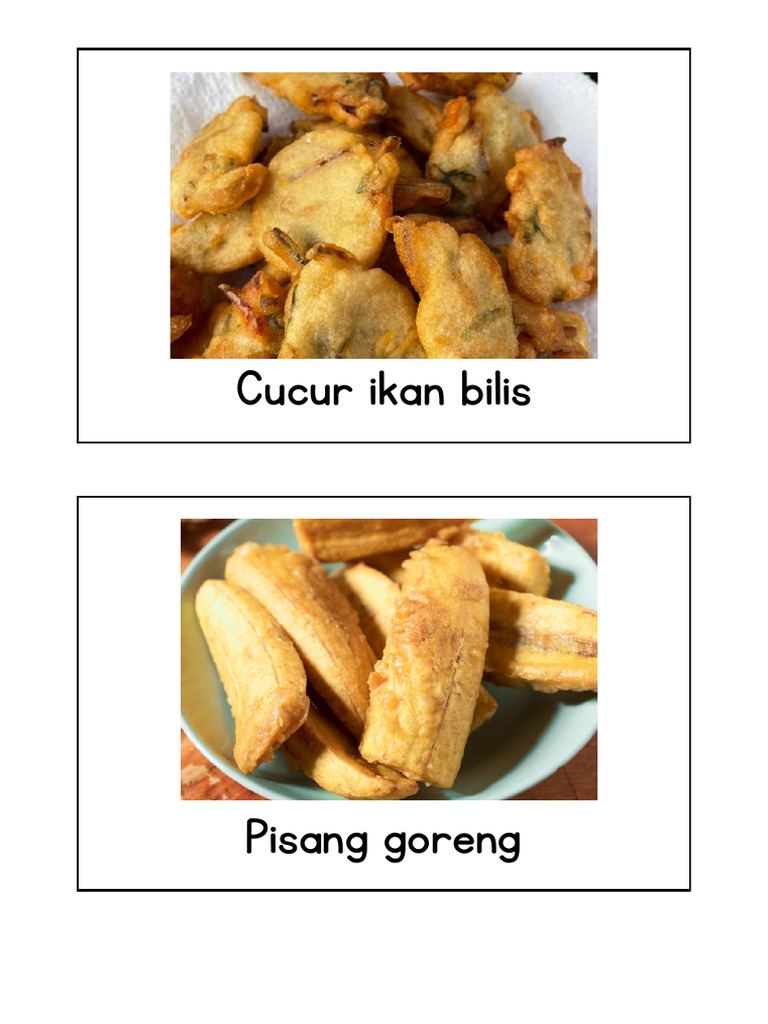 Flashcard KAV (Kuih Tradisional) | PDF