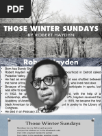 Those Winter Sundays Poem Notes | PDF