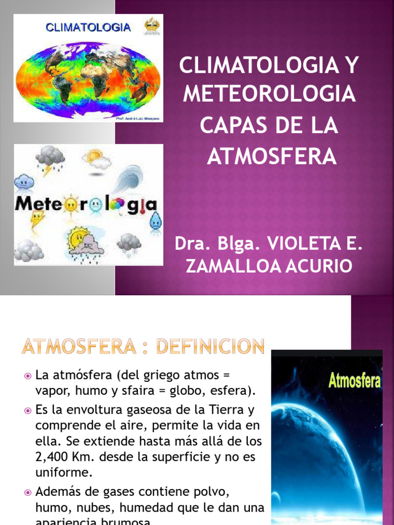 Capas de la Atmósfera y su Composición | PDF | Estudios de idiomas ...