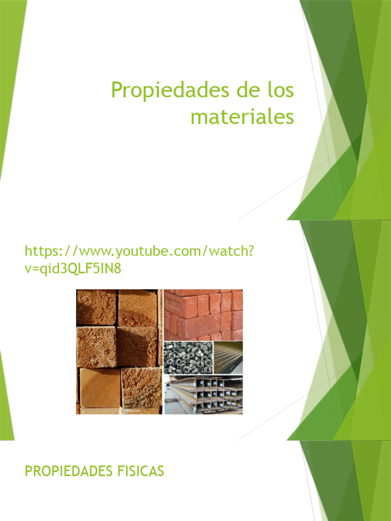 Propiedades de Los Materiales | PDF
