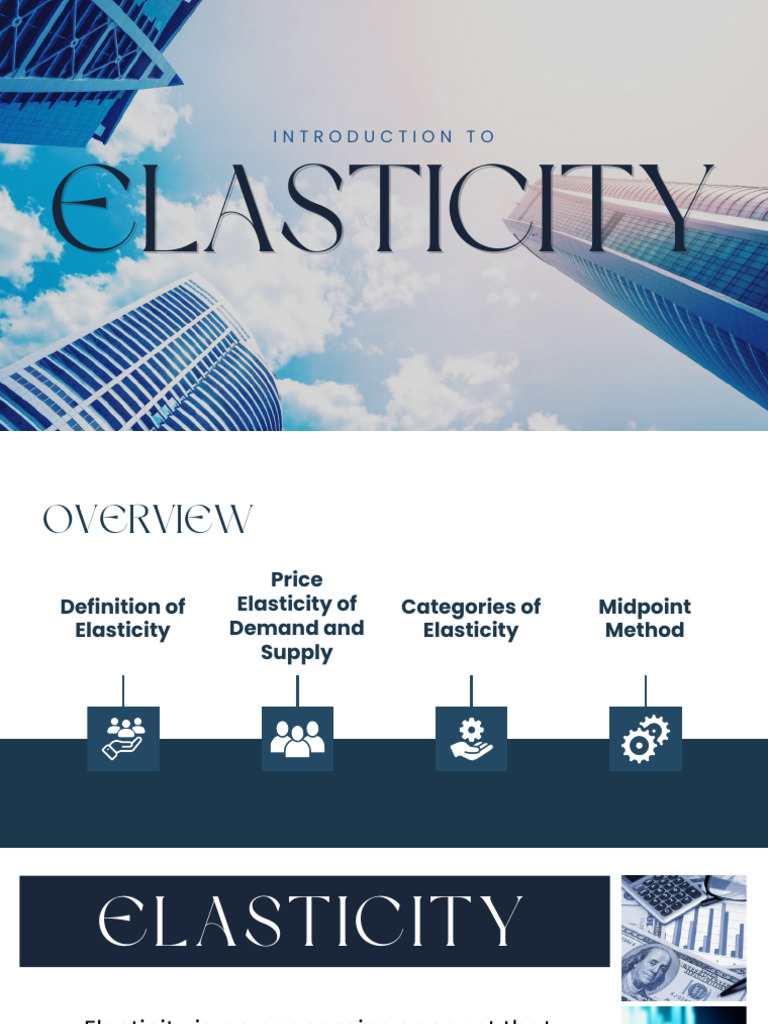 Group 01 Intro To Elasticity | PDF | Price Elasticity Of Demand | Demand