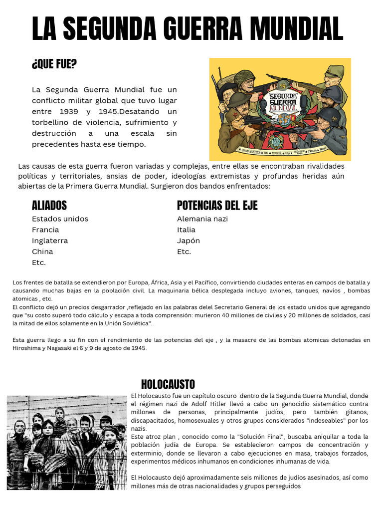 Trabajo Comp - Lectora | PDF | El Holocausto | Segunda Guerra Mundial
