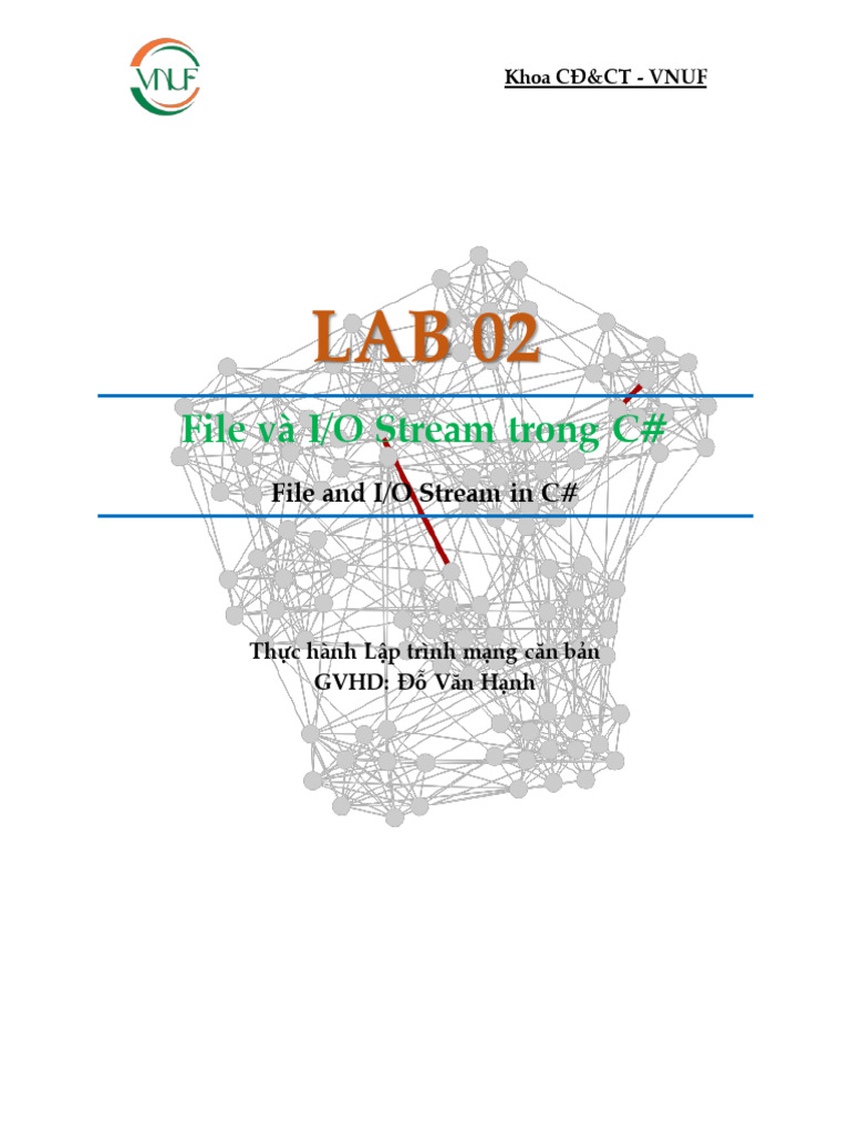 Lab 2 - File - Và - I - O - Stream - Trong - Cshap | PDF