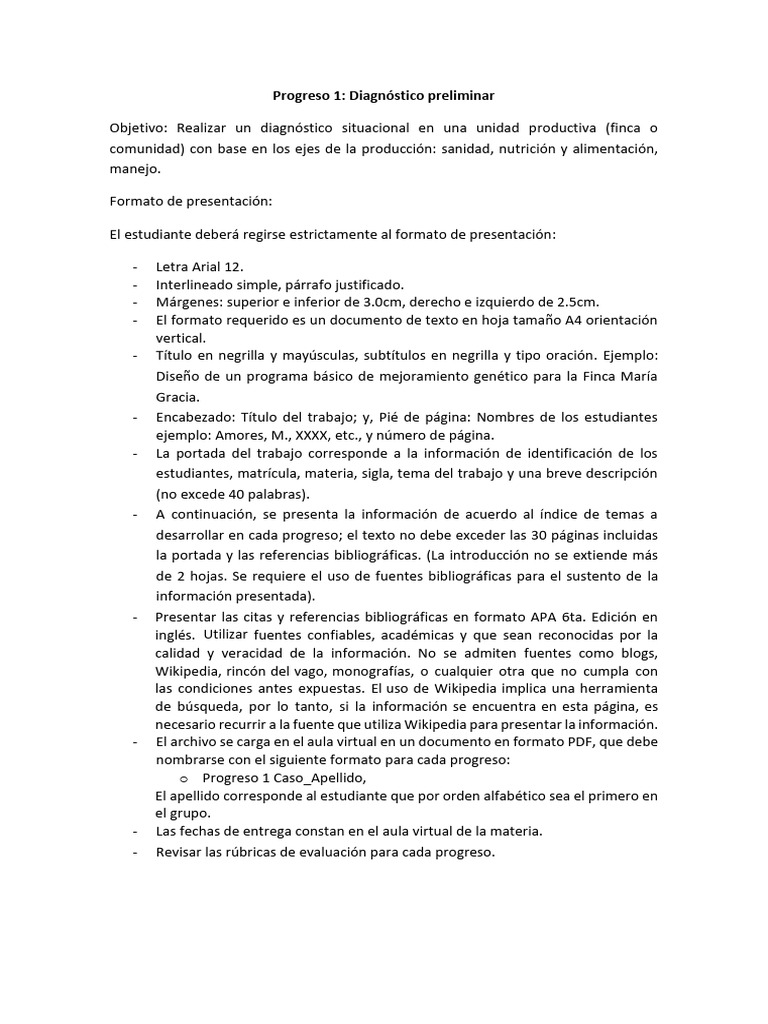 Progreso 1 Proyecto Mejoramiento | PDF | Alimentos