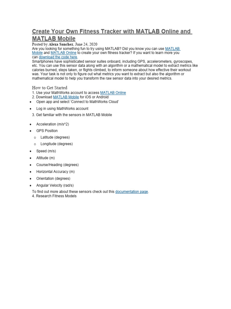 Matlab Track GPS | PDF | Latitude | Matlab