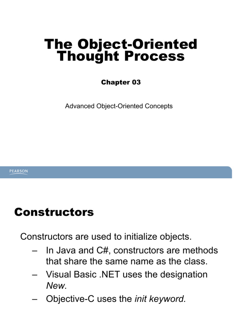 Understanding Object Constructors in OOP | PDF | Programming | Constructor (Object Oriented ...
