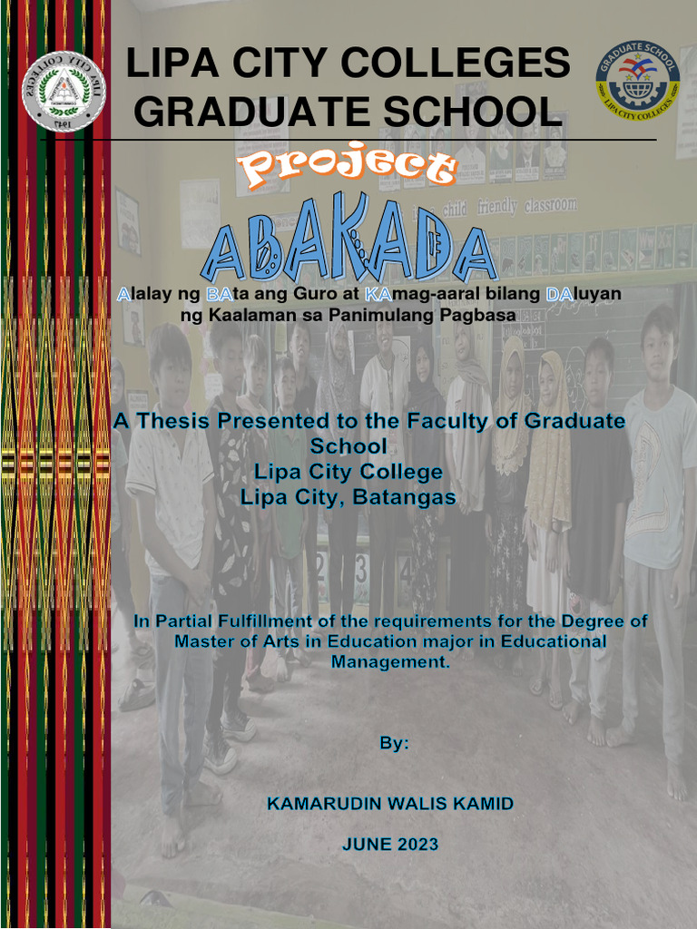 Project ABAKADA: Improving Literacy | PDF | Reading Comprehension ...