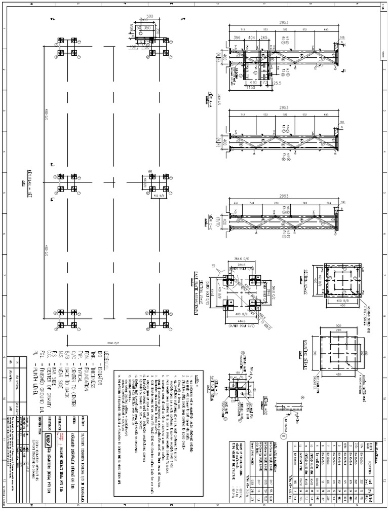 220kv Iso Without Es Support Structure Ga Drawing-r1-Model | PDF