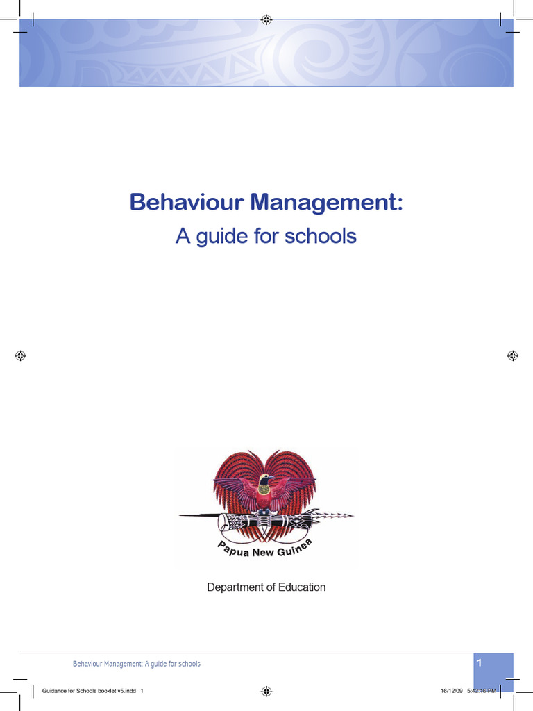 Behaviour Management A Guide From Schools v6 | PDF | Teachers | Classroom