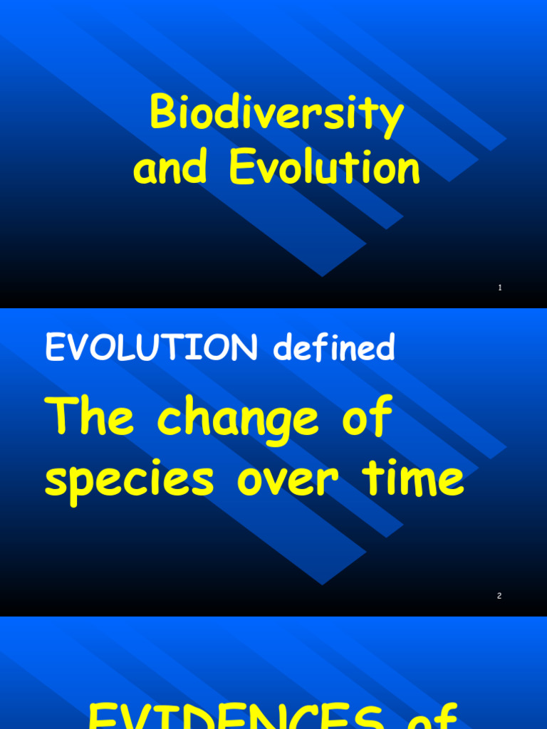 Evidences of Evolution 2 | PDF | Homology (Biology) | Fossil