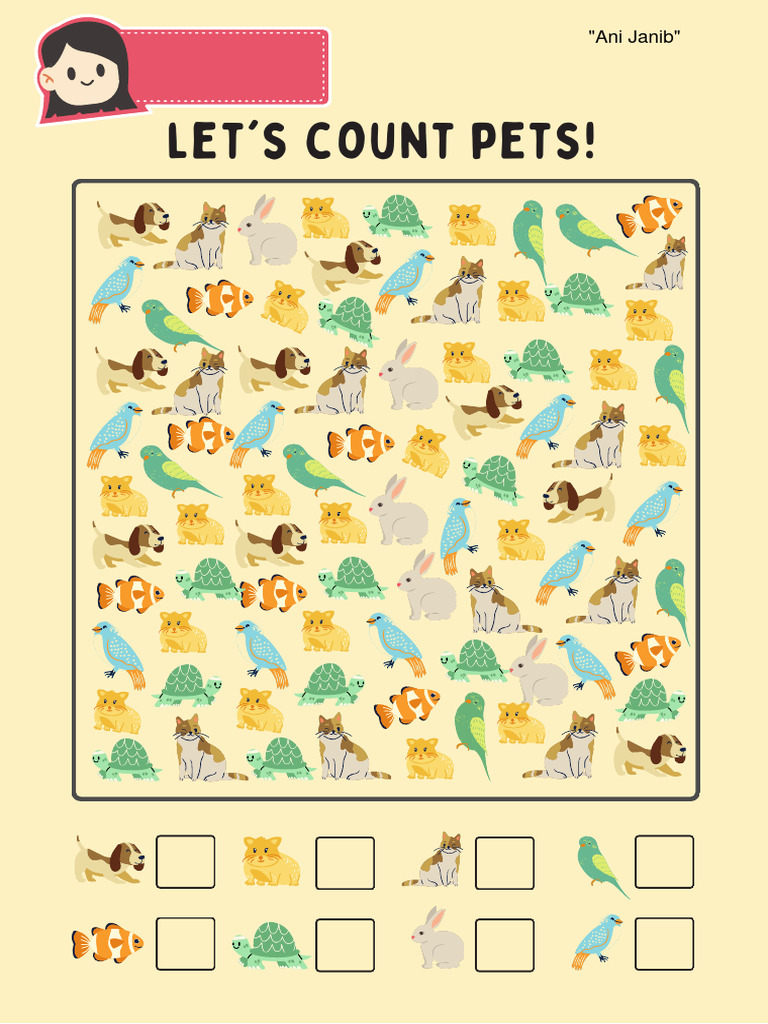 Let's Count Pets | PDF