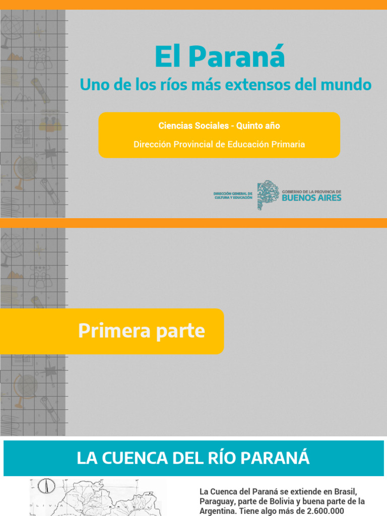 EL PARANA Uno de Los Rios Mas Extensos Del Mundo Ciencias Sociales ...