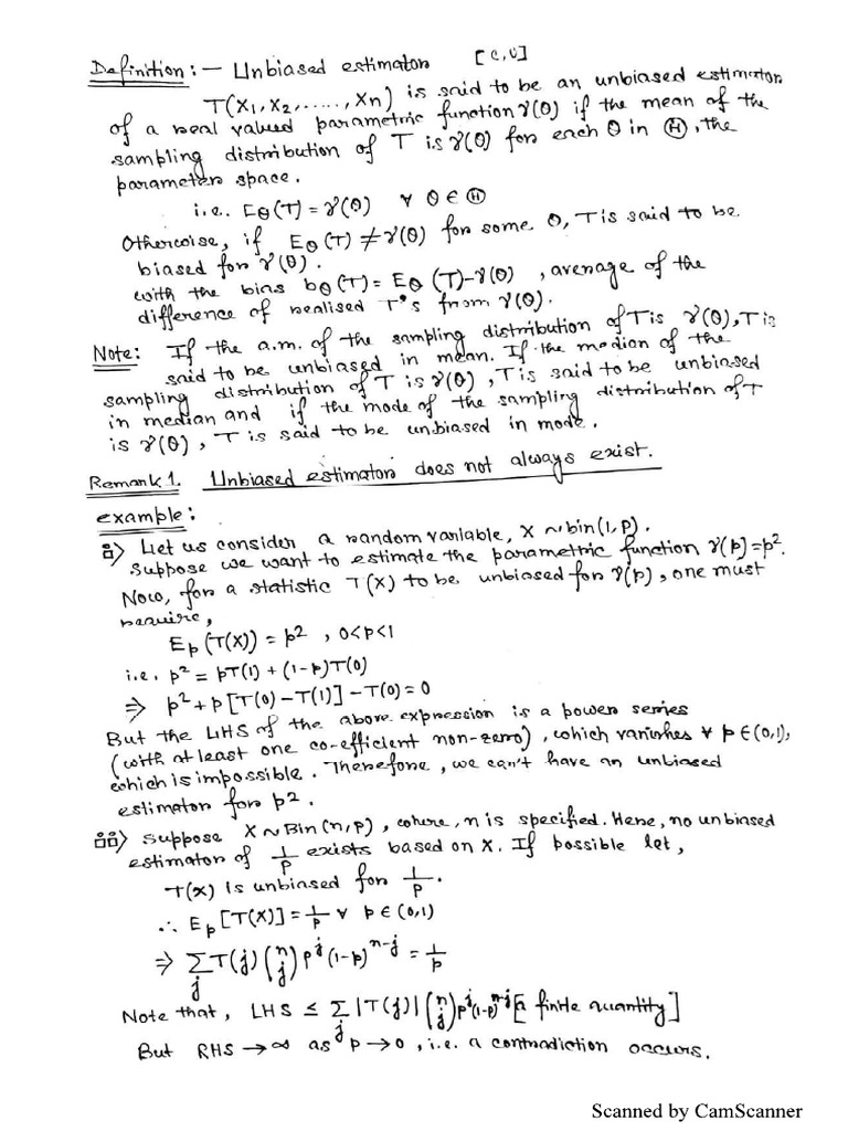 Point Estimate Statistics | PDF