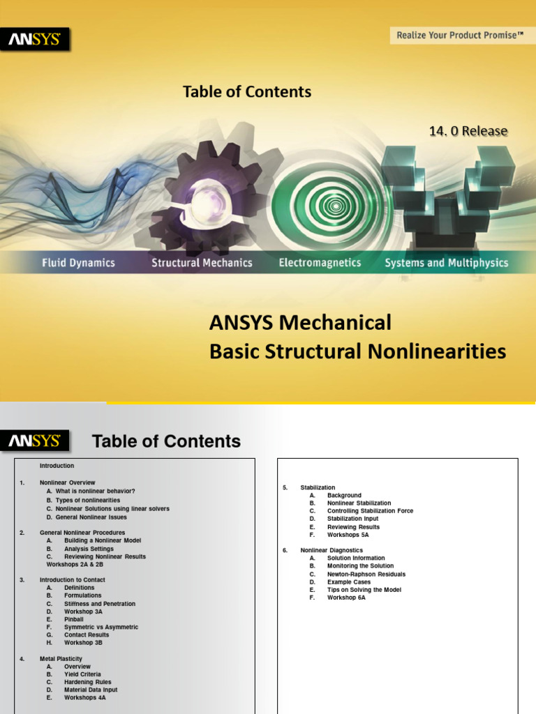 1 - Mech - BNL - 14.0 - TOC | PDF