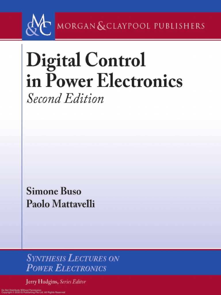 Digital Control in Power Electronics, 2nd Edition | PDF | Sampling ...