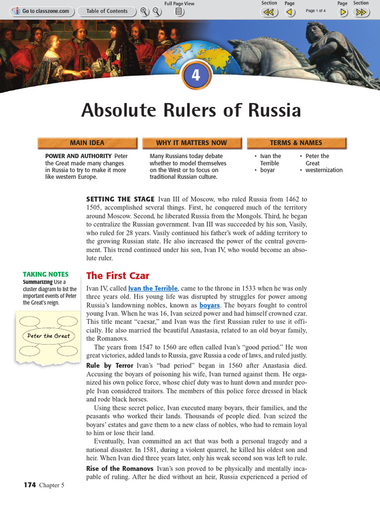 Peter the Great's Reforms in Russia | PDF | Russian Empire | Russia