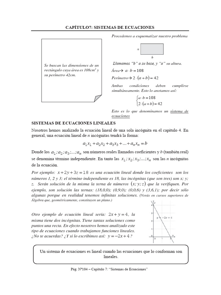 Capítulo-7 Matemática 2023 | PDF | Ecuaciones | Álgebra