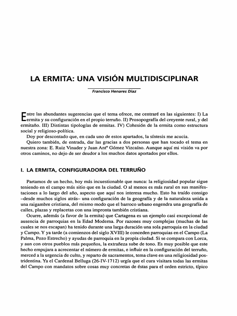 La Ermita | PDF | Ermitaño | Estaciones de la Cruz