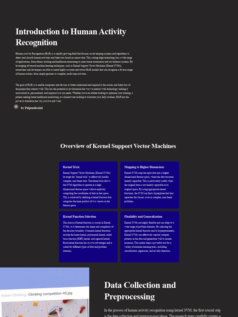 Introduction To Human Activity Recognition | PDF | Support Vector ...