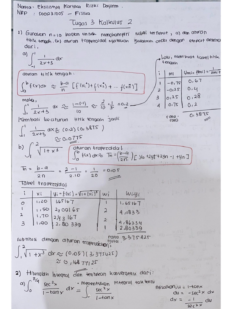 Kalkulus Tugas - Bab 3 | PDF