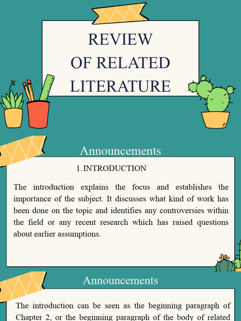 Review of Related Literature | PDF | Knowledge | Evidence