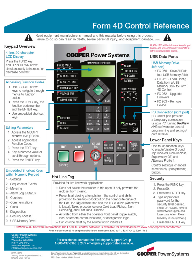 Form 4D Control Reference: Keypad Overview USB Data Ports | PDF | Usb ...