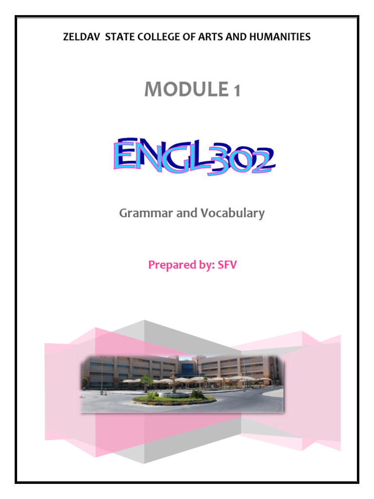 MODULE For Grammar and Vocabulary | PDF | Verb | Grammatical Tense