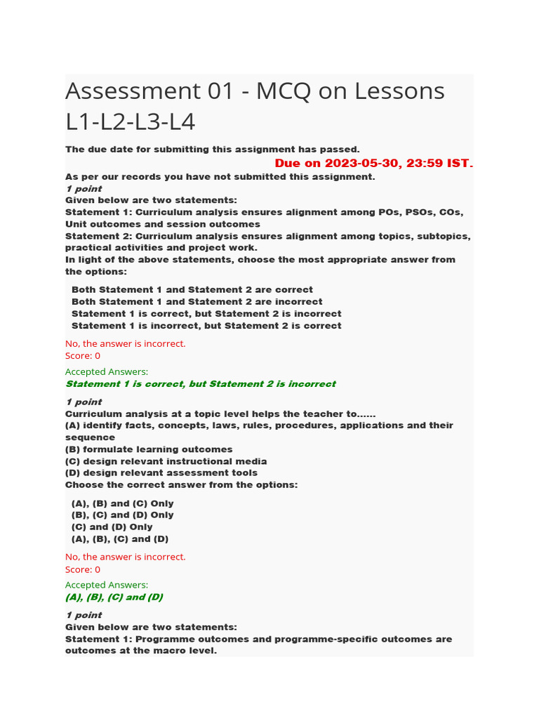 Module 4 Quiz | Download Free PDF | Learning | Teaching Method