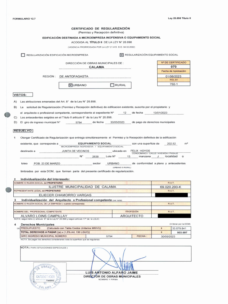 Ley 20898 070 23 | PDF