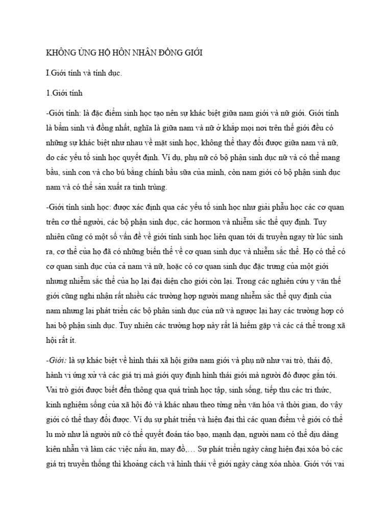 Hôn Nhân Đ N Gi I | PDF