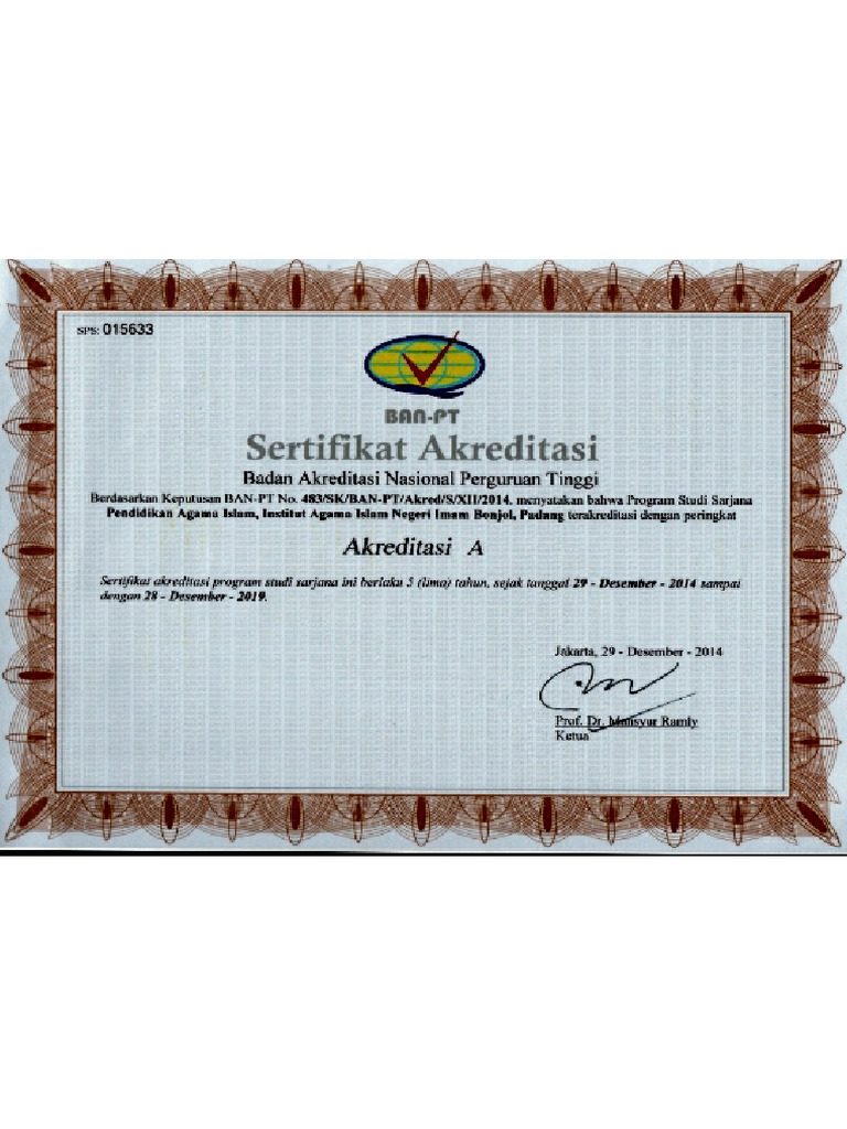 Akreditasi Uin | PDF