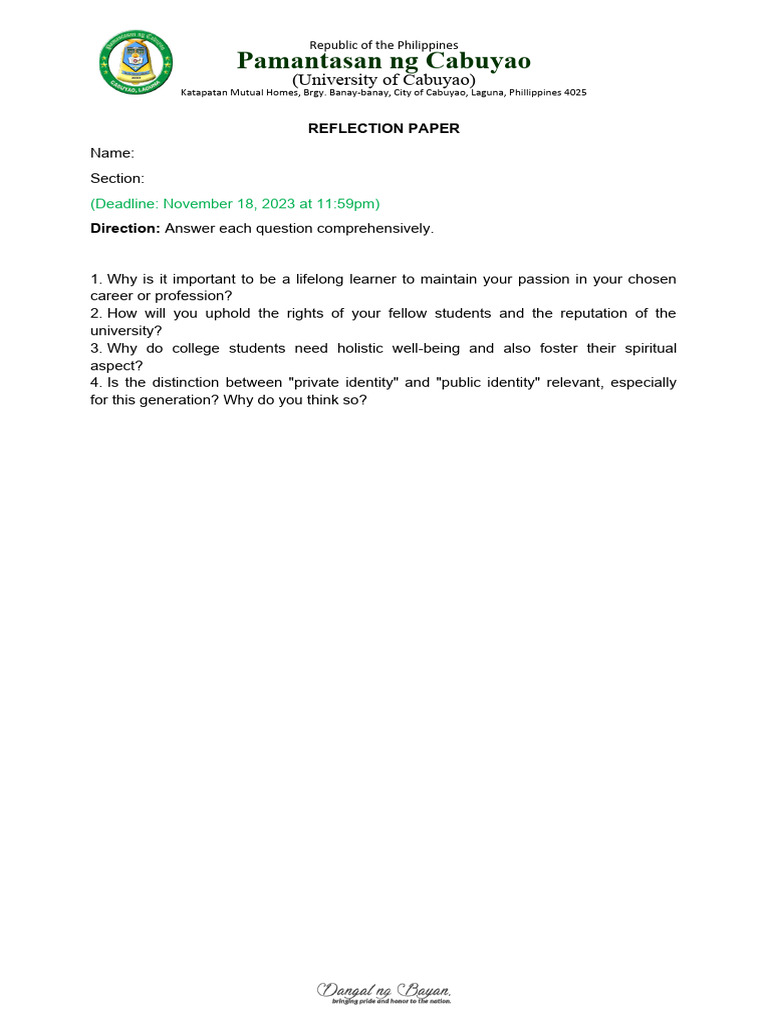Midterm Reflection Paper and Rubrics | PDF | Creativity | Rubric (Academic) Midterm Reflection Paper and Rubrics | PDF | Creativity | Rubric (Academic)
