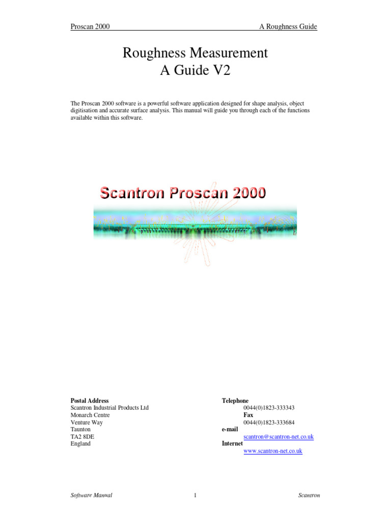 Roughness Guide V2 | PDF | Surface Roughness