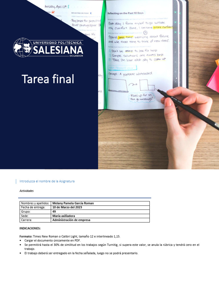 Ética y Valores en Tarea Final UPS | PDF | Felicidad | Justicia