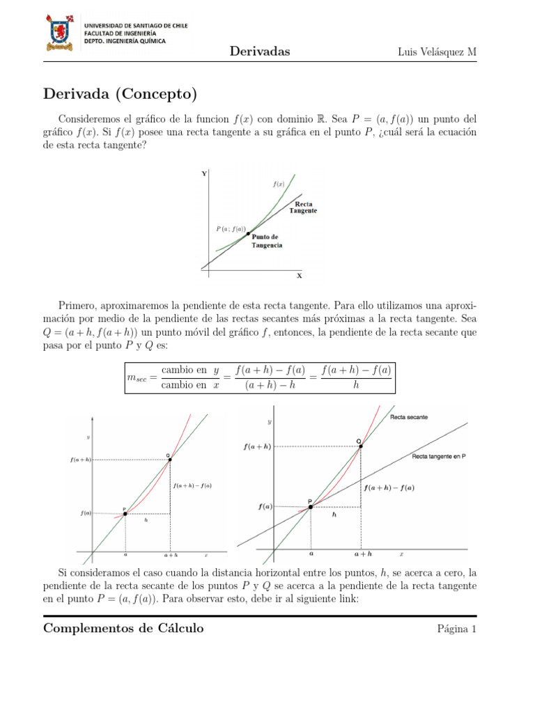 Derivadas 1 | Descargar gratis PDF | Derivado | Función (Matemáticas)