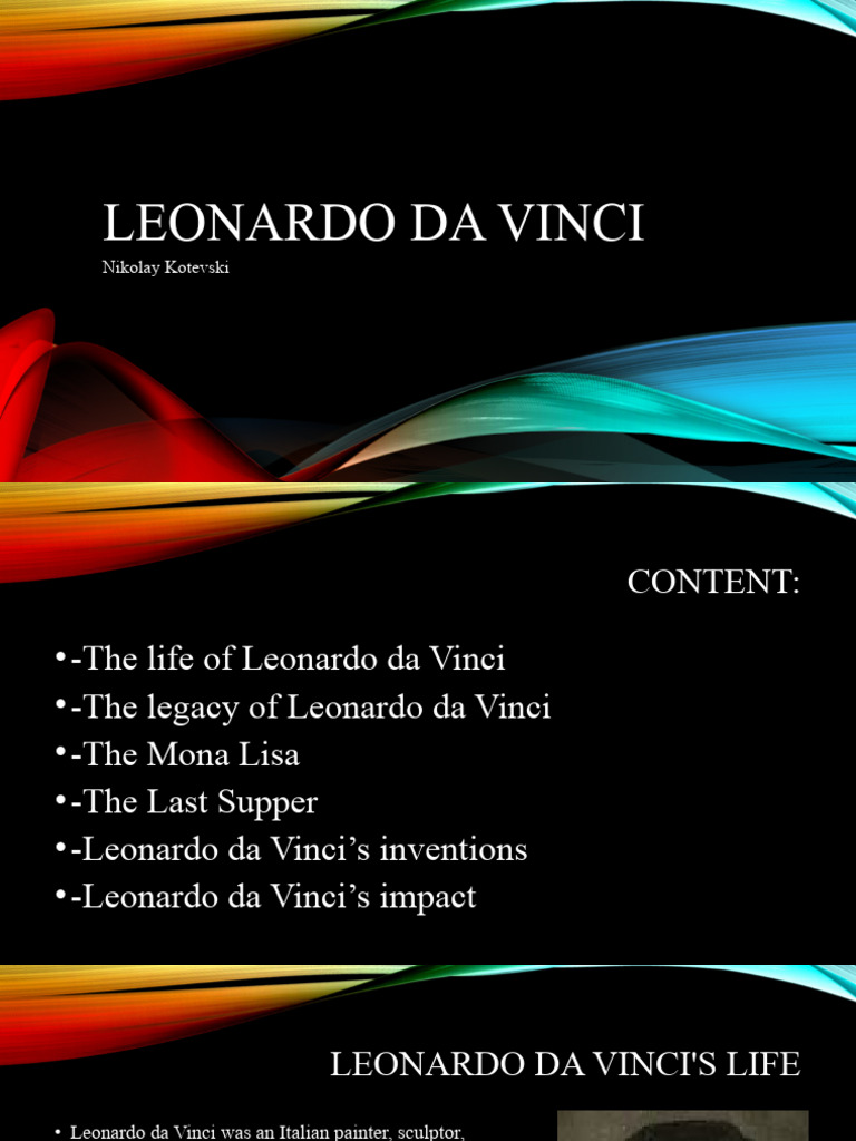 Leonardo Da Vinci | PDF | Leonardo Da Vinci | Invention