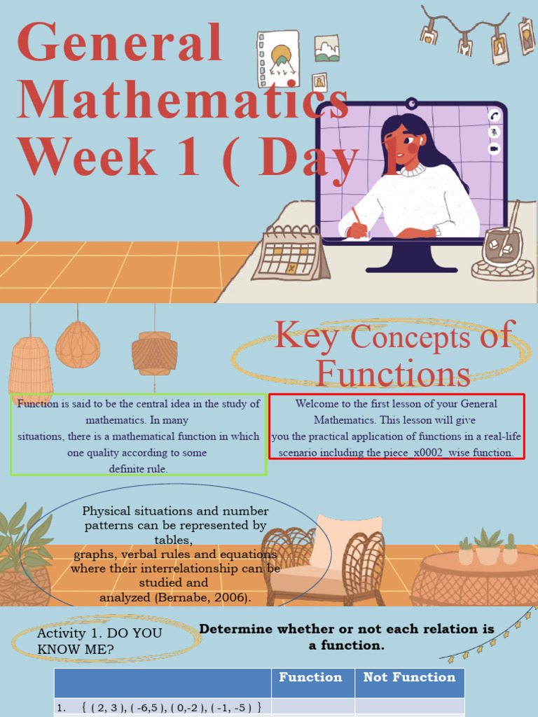 Key Concepts of Function | PDF | Function (Mathematics) | Analysis