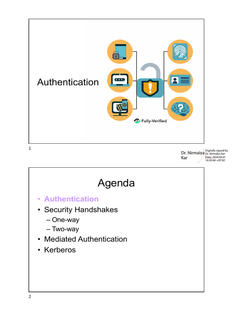 Authentication Pdf Password Computer Science