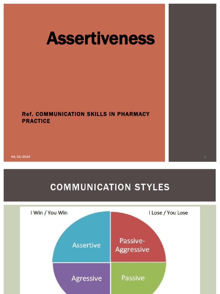 Assertiveness | PDF | Anger | Communication