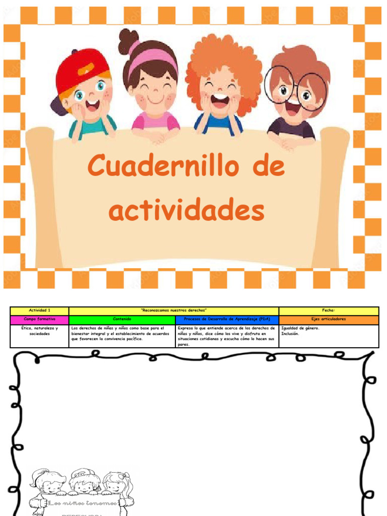 Cuadernillo Dia Del Niño | PDF | Aprendizaje | Familia