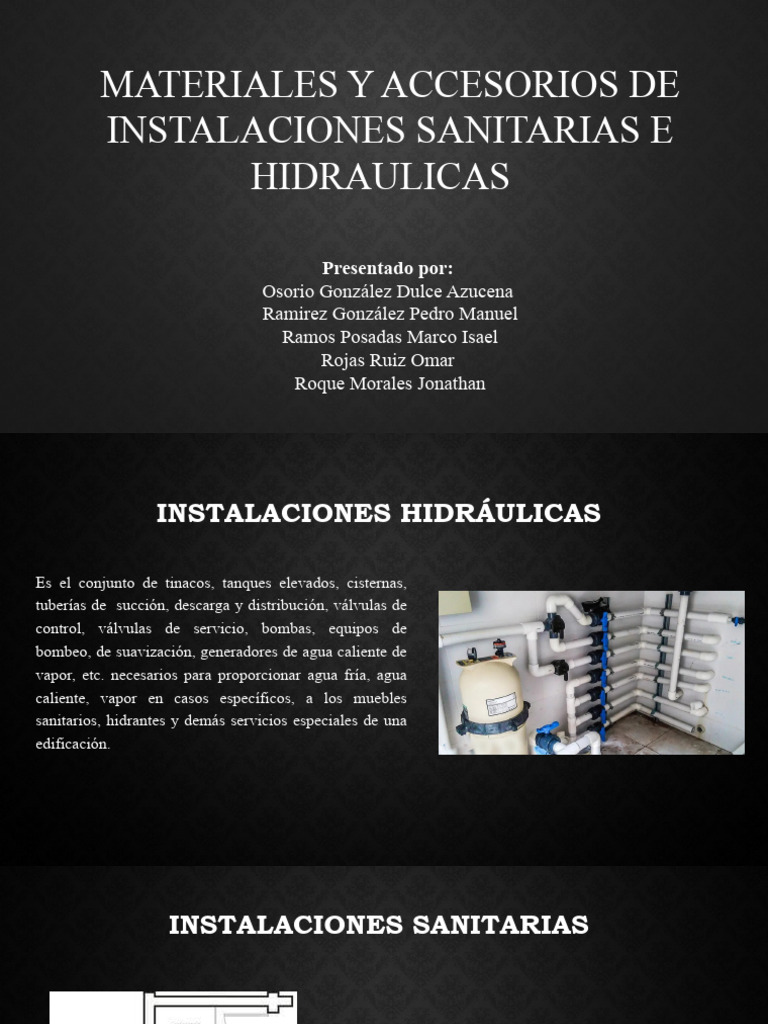 Instalaciones Sanitarias y Hidráulicas | PDF | Hidrología | Ingeniería Ambiental