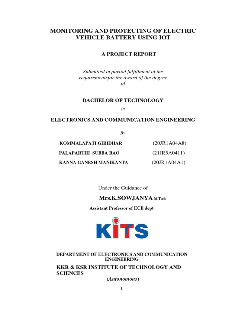 Batch 9 Thesis | PDF | Rechargeable Battery | Electric Vehicle