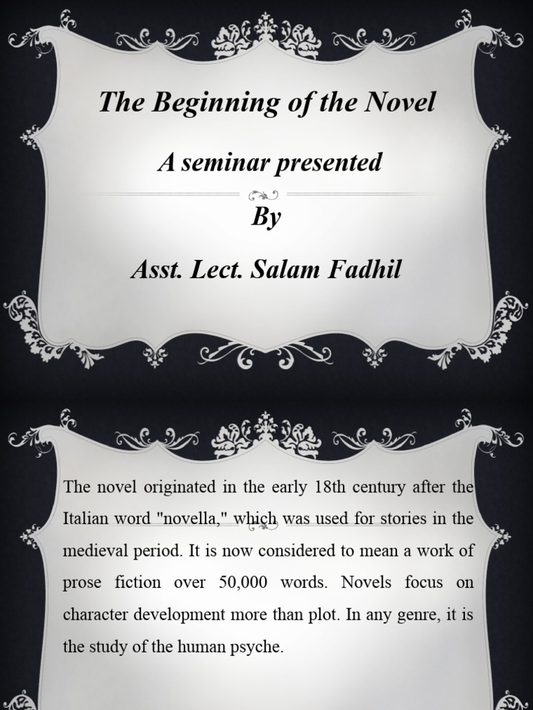History of the Novel's Evolution | PDF | Novels | Romanticism
