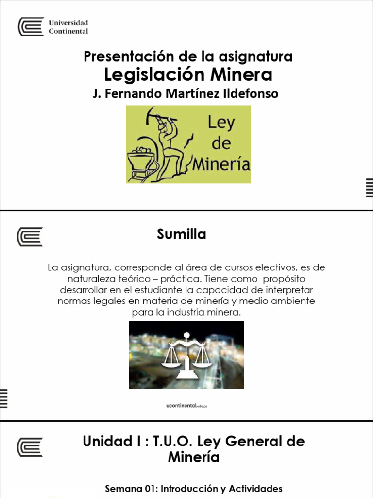 Legislacion Minera | PDF | Minería
