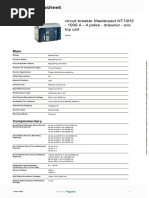 Product Datasheet: Circuit Breaker Masterpact NW16H1 - 1600 A - 4 Poles ...